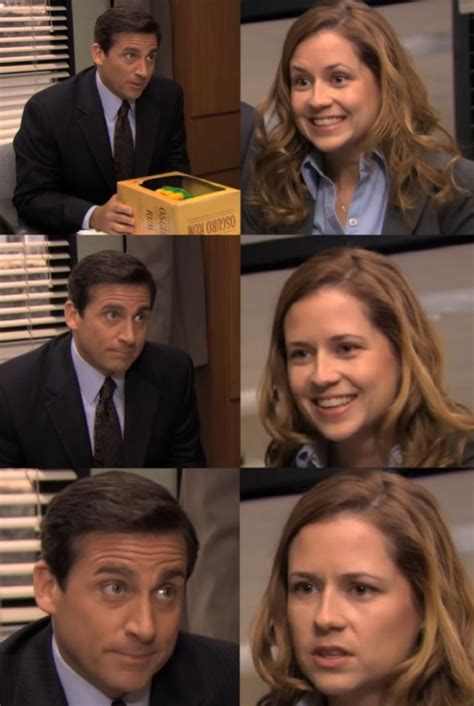 Create Meme Memes When You Come The Office Tv Series Pam And Michael Pictures Meme