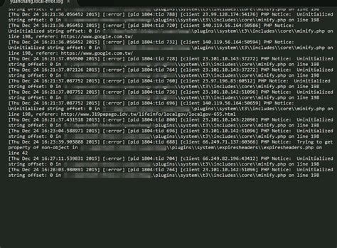 Php Notice Uninitialized String Offset 0 Minifyphp Joomlart