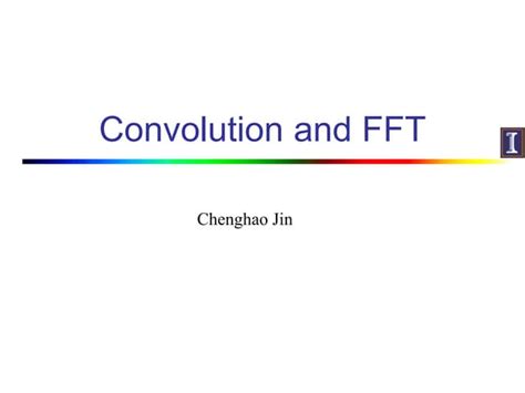 Convolution And Fft Ppt