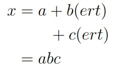 Math Mode Nested Align Without Extra Spacing TeX LaTeX Stack Exchange