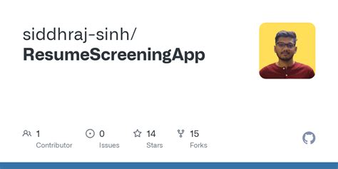 Github Siddhraj Sinhresumescreeningapp