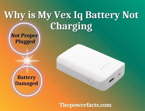 why is my vex iq battery not charging full explanation the power facts