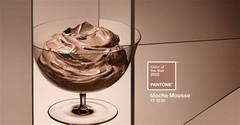 2025년 대표할 색은 ‘모카 무스 감각적이고 편안하며 따뜻해”
