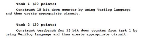 Solved Task 1 20 Points Construct 15 Bit Down Counter By