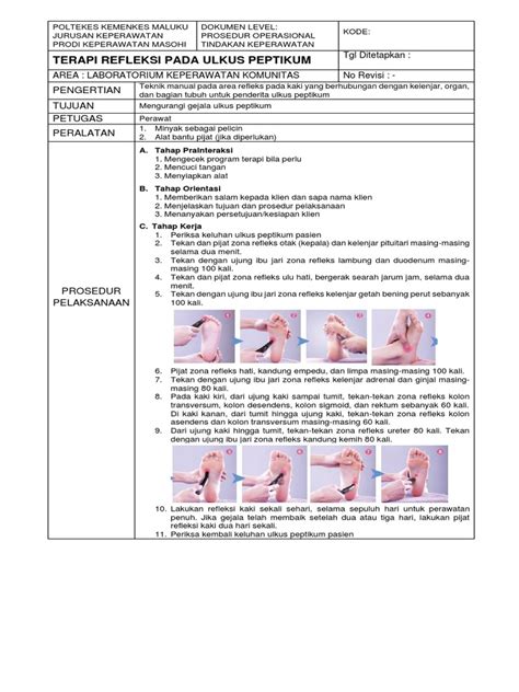 Teknik Terapi Refleksi Pada Ulkus Peptikum Pdf