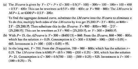 A ﻿the Is ﻿curve Is Given By