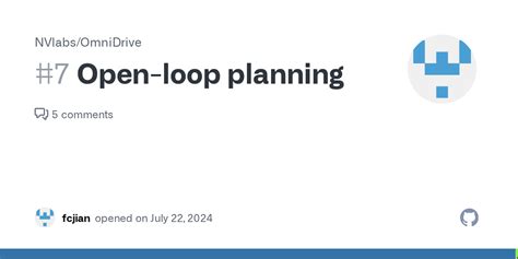 Open Loop Planning · Issue 7 · Nvlabsomnidrive · Github