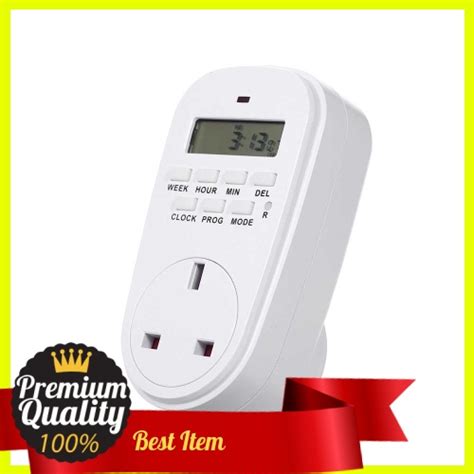 Digital Timer Switch Socket With LCD Display Plug In Programmable Time Controller Intelligent