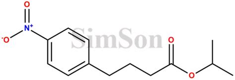 Isopropyl 4 4 Nitrophenyl Butanoate Cas No 94086 76 7 Simson