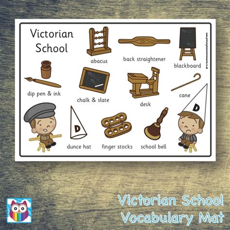 Victorian School Word Mat Classroom Posters Classroom Displays