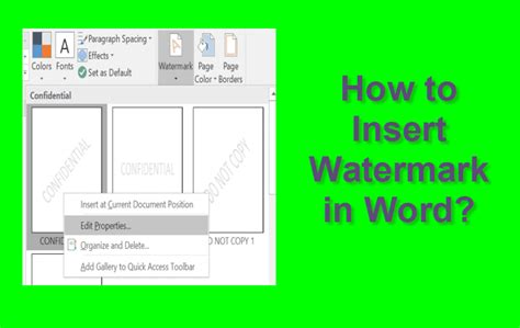 How To Add A Watermark In Microsoft Word Documents Infoxiao
