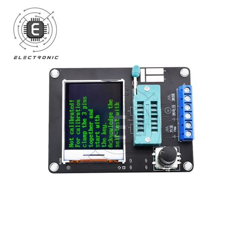 Gm328a Tranzisztor Tesztelő Dióda Kapacitás Esr Feszültség Frekvenciamérő Pwm Négyzethullámú