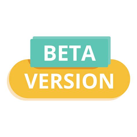 Program Beta Version Icon Cartoon Vector Digital Upgrade 16810593 Vector Art At Vecteezy