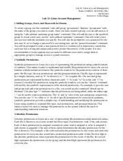 Guide To Linux Account Management Users Groups Passwords And Course Hero