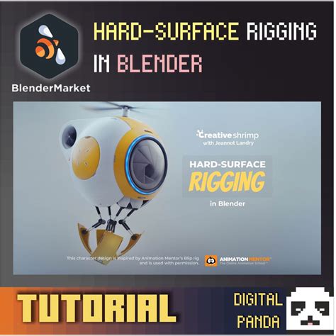 [FULL TUTORIAL] BLENDER MARKET - HARD SURFACE RIGGING IN BLENDER | Shopee Malaysia
