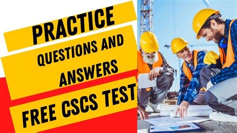 Free Cscs Test Practice Full New 10 Different Questions And Answers 2020 2021 Uk Test Video 1