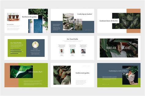 Onula Botanical Garden Keynote Template Incl Botanical And Plants Envato