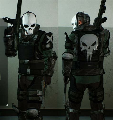 Pin By Dave Hartog On Characters Payday 2 Punisher Payday