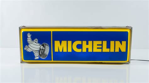 Michelin Double Sided Plastic Light Up For Sale At Auction Mecum Auctions