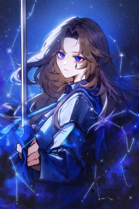 Kinala6490098 Rodion Project Moon Limbus Company Project Moon Highres 1girl Blue