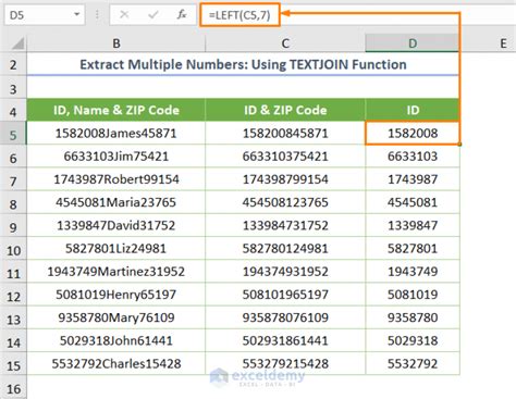 How To Extract Multiple Numbers From String In Excel Methods