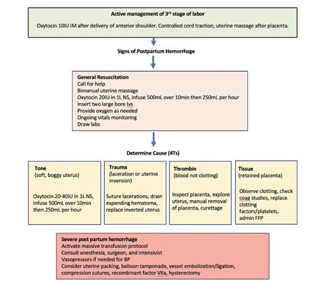 Postpartum Hemorrhage Management