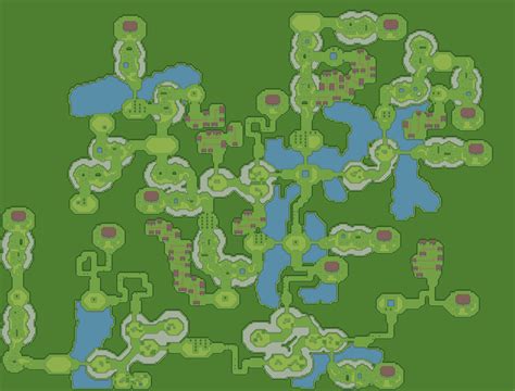 2d map generated with a node based approach process and more examples in