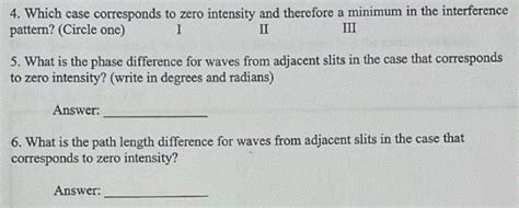 Solved Part Ii Phasor Diagrams Demystified In Interference