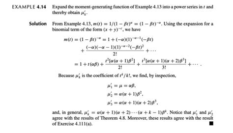 What Is The Difference Between Moment Generating Function Mx T And The Mu K At The Same Kth