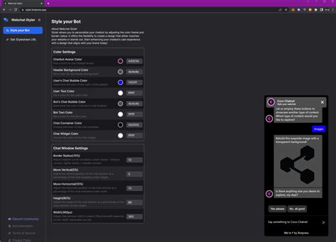 botpress ai chatbot color and style customization mediahoch
