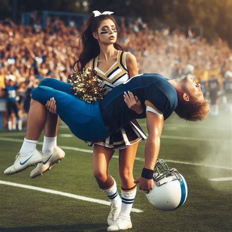 Cheerleader Lift Carry Football Player By Wanderer326 On Deviantart