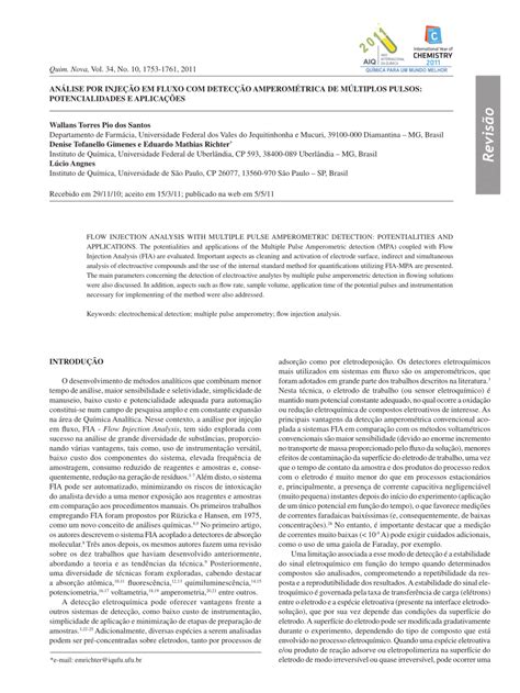 pdf flow injection analysis with multiple pulse amperometric