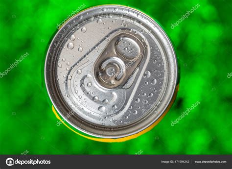 Closeup Easy Opening Stay Tab Aliminium Can Stock Photo Ruslan
