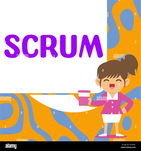 Text Caption Presenting Scrum Business Idea Handwriting As Distinct
