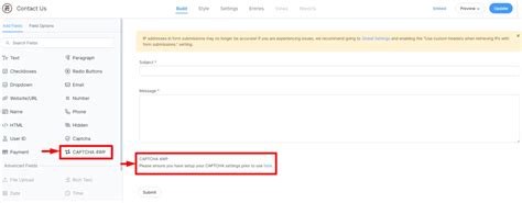How To Add Captcha On Formidable Forms Captcha4wp
