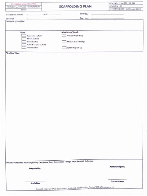 Form Scaffolding Plan Pdf