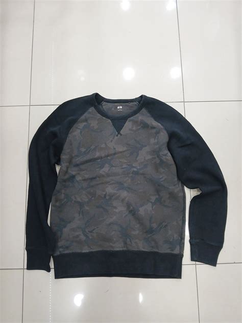 유니클로 L사이즈 카모 밀리터리무늬 색상 긴팔티셔츠 헬로마켓