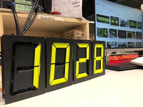 7 Segment Flip Dot Display 402l 3 Signalex Uit 1989 Botberg