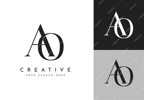 Premium Vector Luxury And Modern Ao Monogram Logo Design