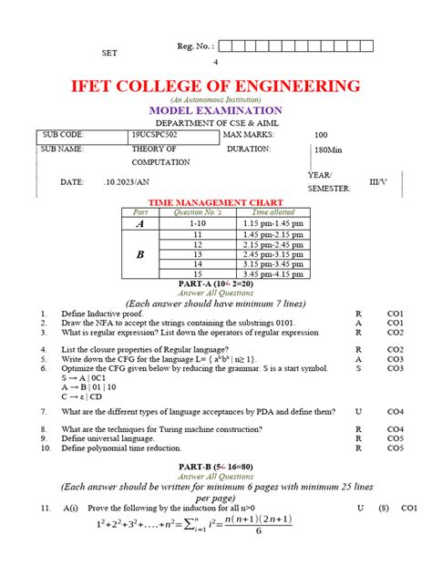 Model Qp Set 4 Pdf Regular Expression Syntax Logic