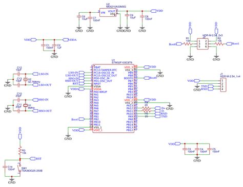 Stm32f103 Prototype Resources Easyeda