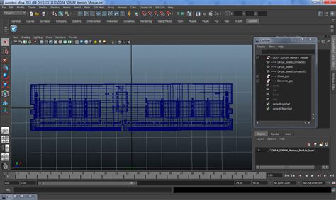 3d Ddr4 Sdram Memory Module Model Turbosquid 1430433