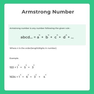 Armstrong Number In C PrepInsta