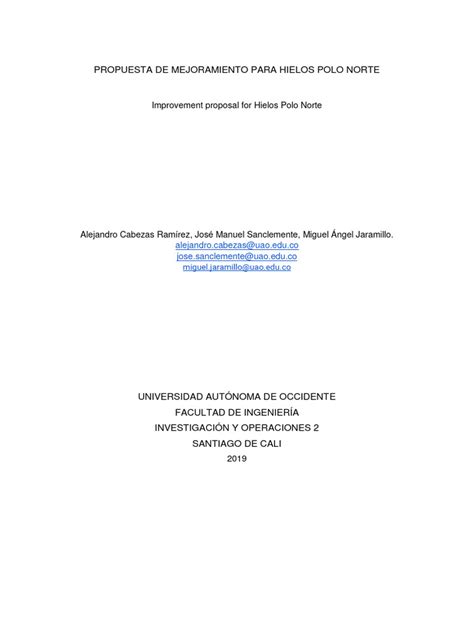 Proyecto Io2 Pdf Business Aleatoriedad