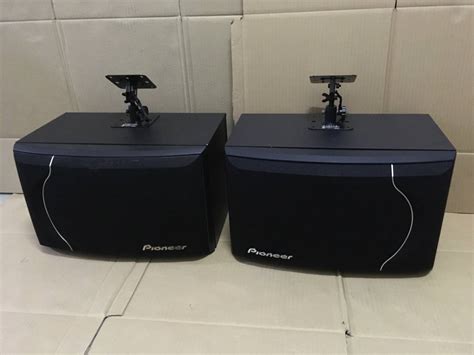 180W PIONEER スピーカー CS-V31Ⅱ-LR ブラケットCP-V31付 音出し確認済み ペアスピーカー カラオケ パイオニア ...