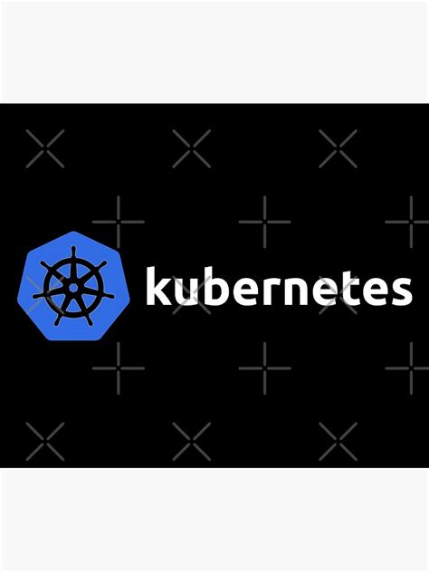 Kubernetes Logo Poster For Sale By Brokenkneestees Redbubble