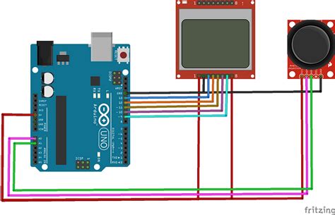 Arduino Pac Man Game Nokia Joystick