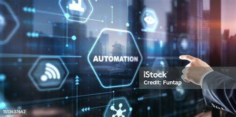 Automation Technology Industrial Process Workflow Optimisation Stock