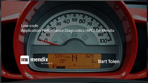 Low Code Application Performance Diagnostics Apd For Mendix By Bart Tolen Mendix Community
