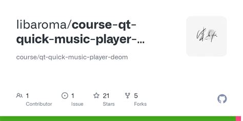 Course Qt Quick Music Player Demoutilscpp At Master · Libaroma